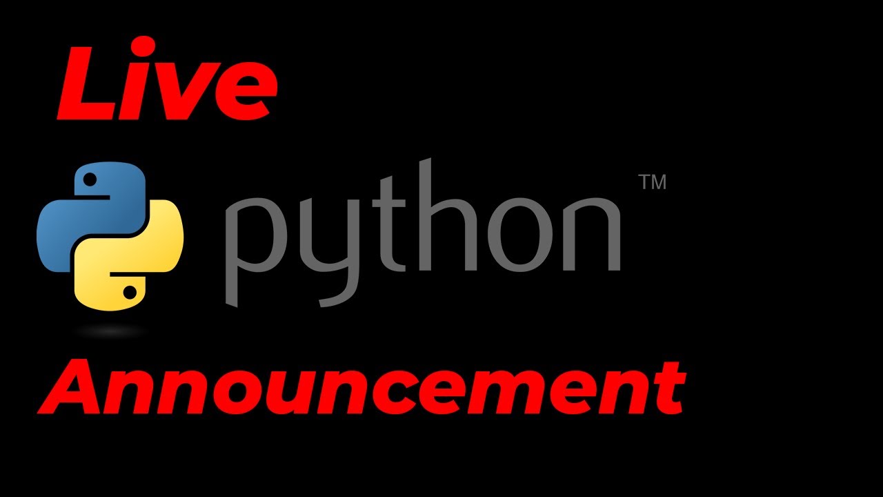 Live Python Classes From Tomorrow At 800pm 5917