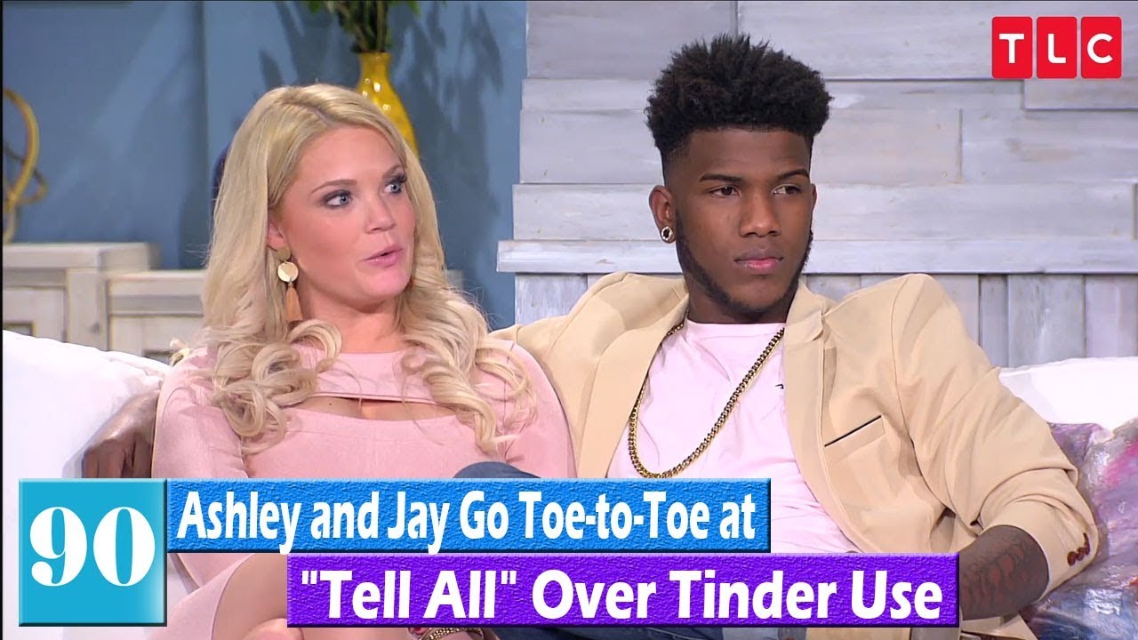 90 Day Fiance: Ashley and Jay Go Toe-to-Toe at "Tell All" Over Tinder ...