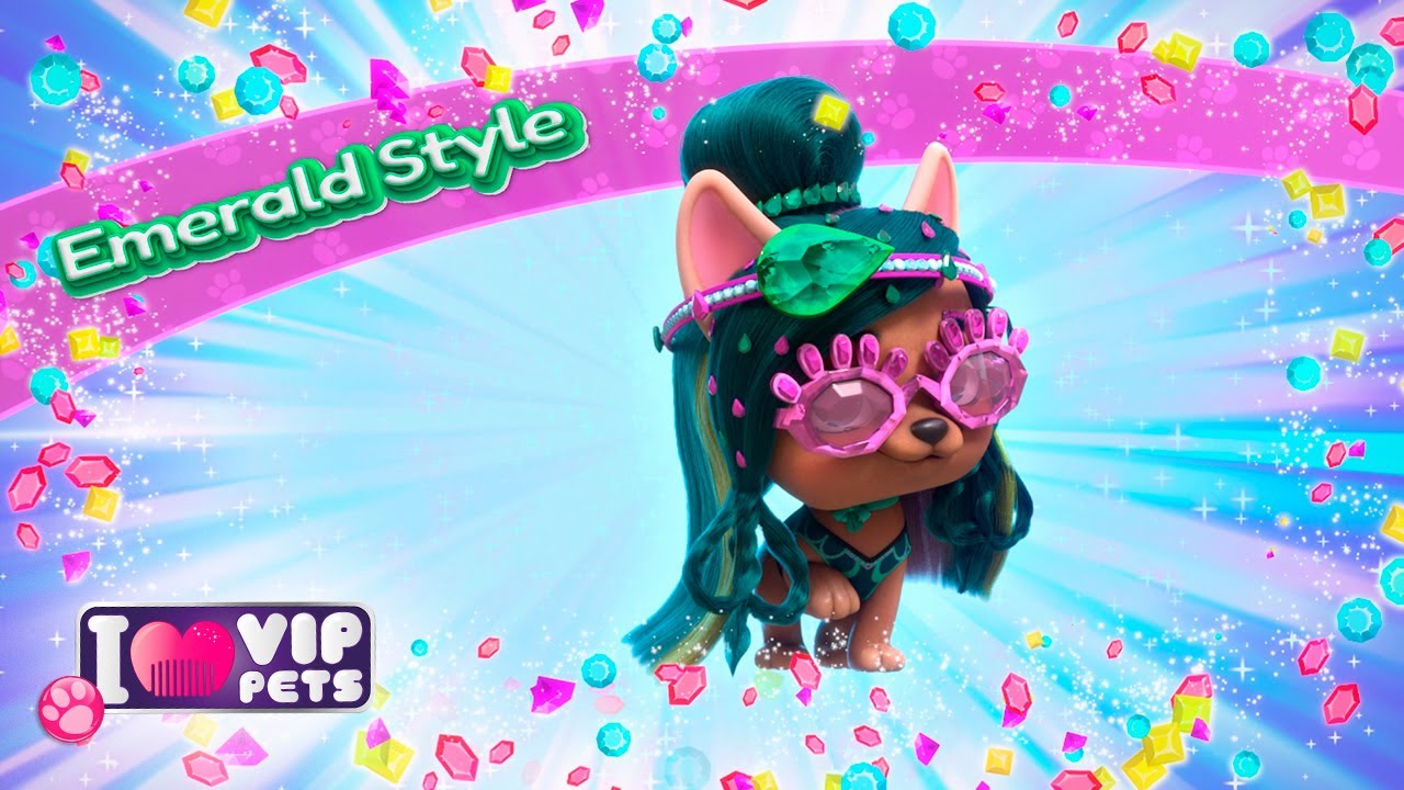 EMERALD STYLE 🔰💚 VIP PETS 🌈 TOUS les ÉPISODES DESSIN ANIMÉ pour ENFANTS ...