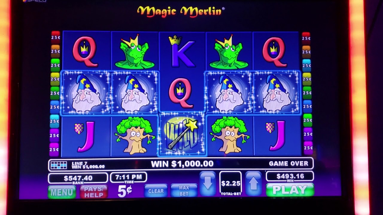 Magic Merlin jackpot - YouTube