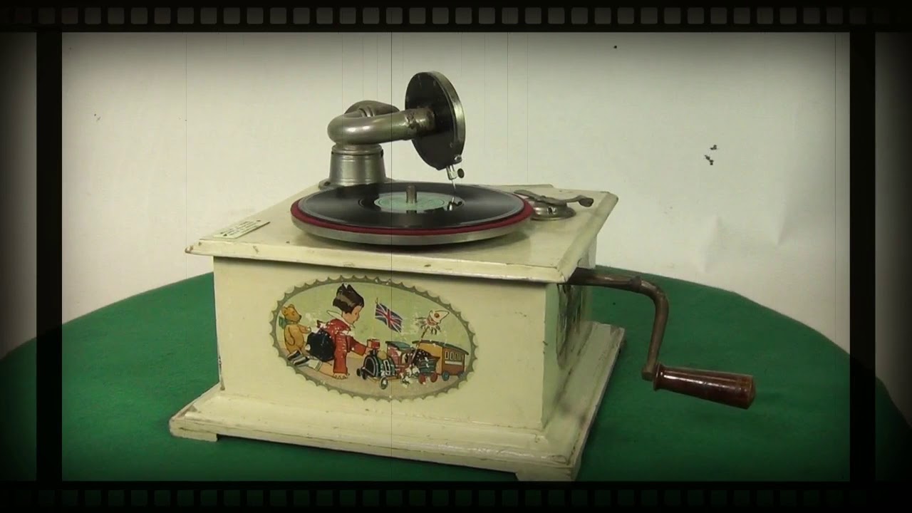 Toy Phonograph 78 RPM - YouTube