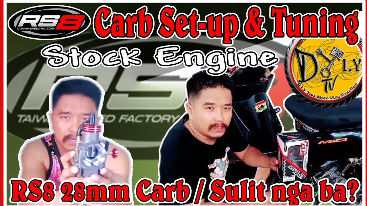 RS8 28mm Carb Installation / Mio sporty Stock Carb Replacement @ Dy ...