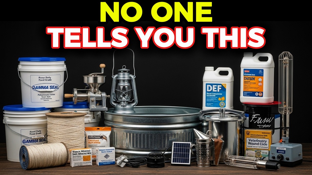 13 Cheap Farm Store Items That Outperform $5,000 Prepper Kits - YouTube