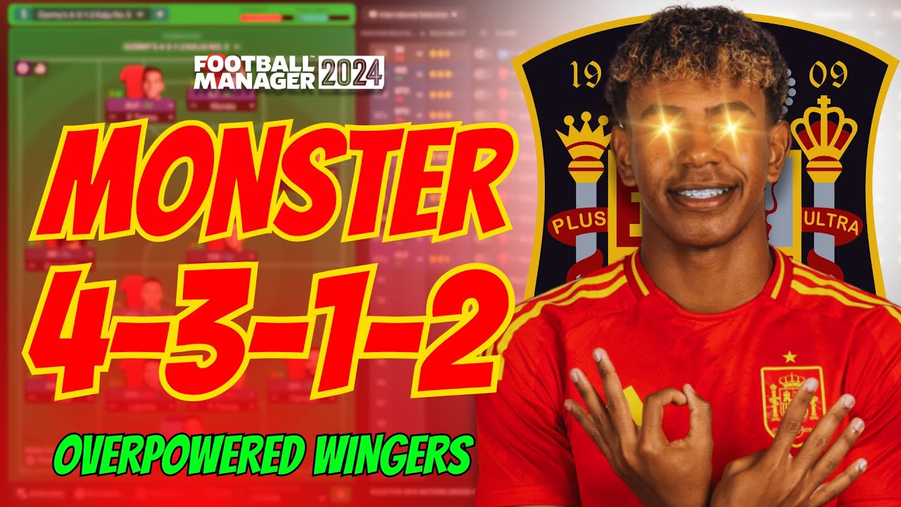 This FM24 4-3-1-2 Tactic Is INCREDIBLE | FM24 Tactics - YouTube