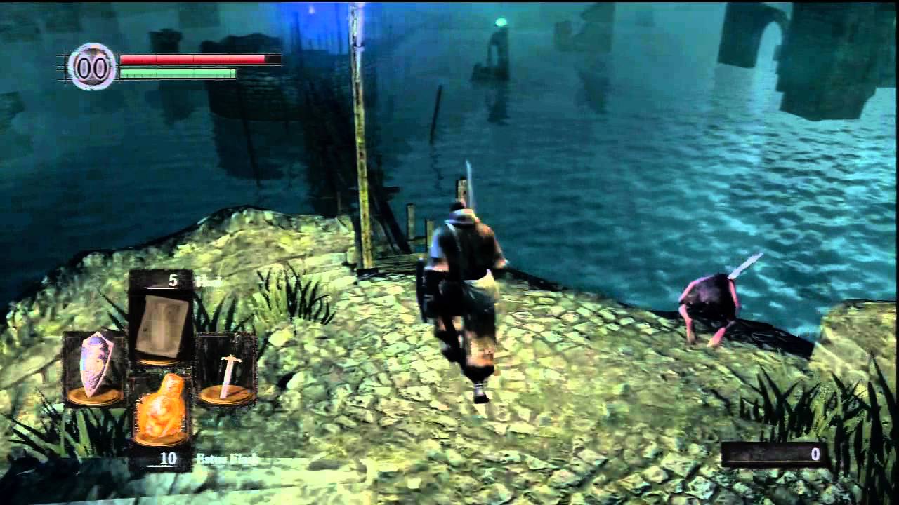 Dark Souls - Reinforce Estus Flask at the Beginning - YouTube