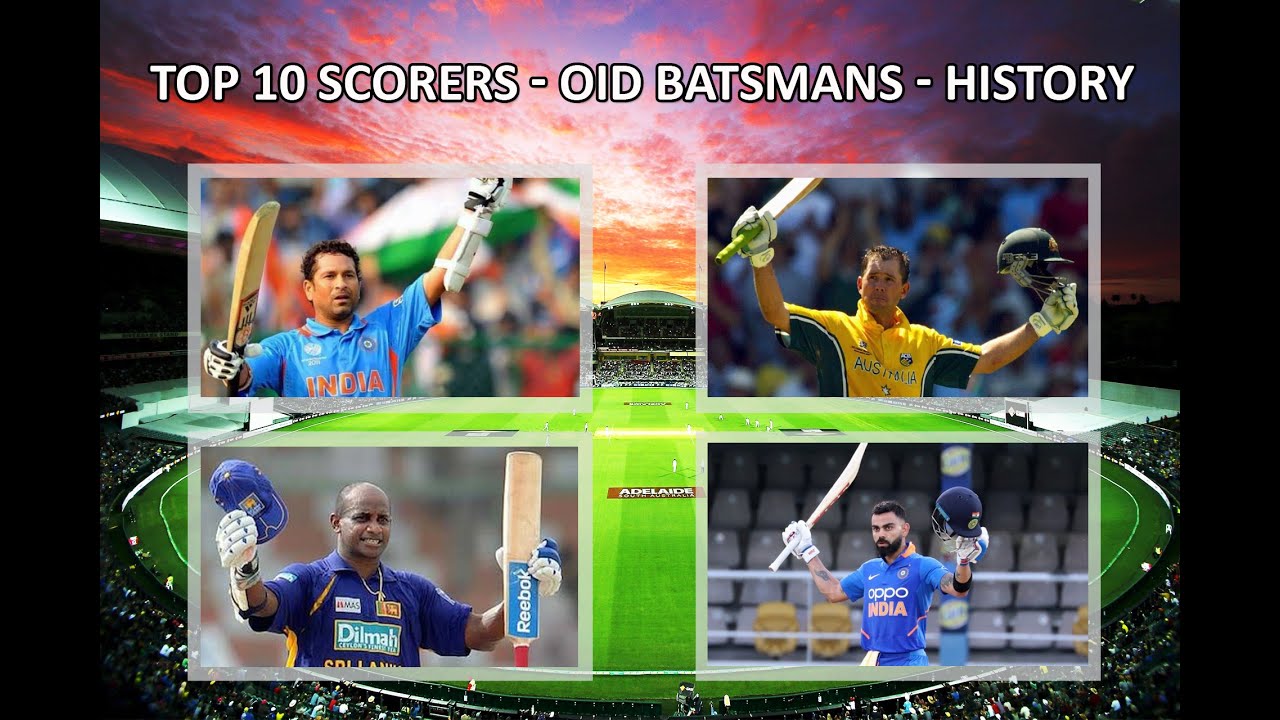 List of Players to Score Most Runs In ODI Cricket History - YouTube