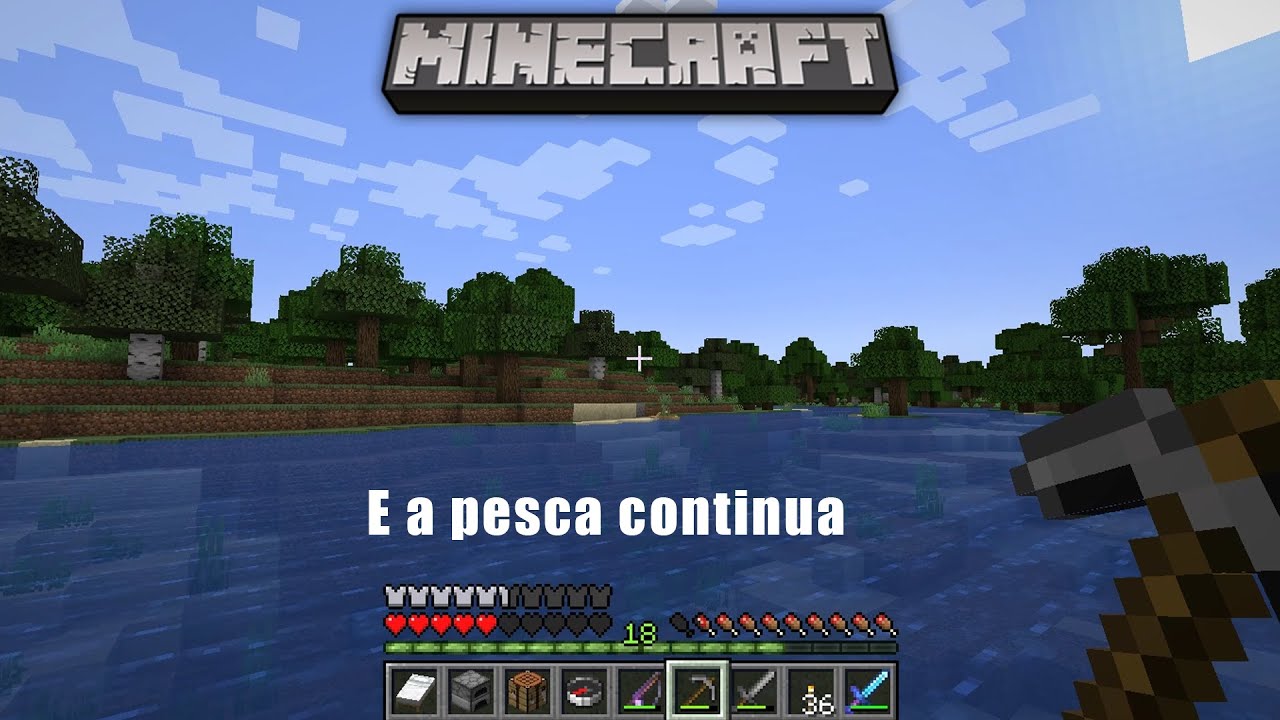 Início minecraft modo sobrevivência, vamos encontrar esse baiacu de um ...