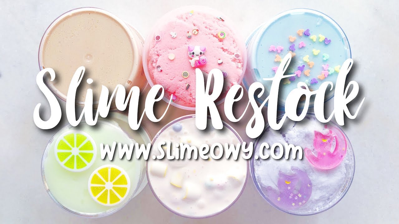 SLIME RESTOCK: NEW CLOUD SLIME & MORE! Nov 17 - YouTube
