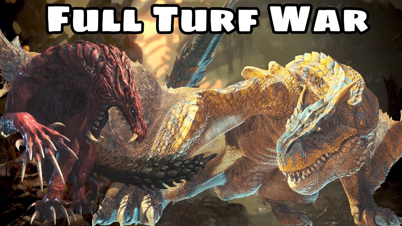 Tigrex Vs Odogaron Full Turf War - YouTube