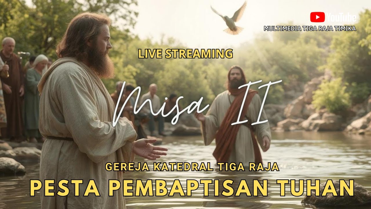 MISA II HARI MINGGU PESTA PEMBAPTISAN TUHAN - MINGGU, 12 JANUARI 2025 ...