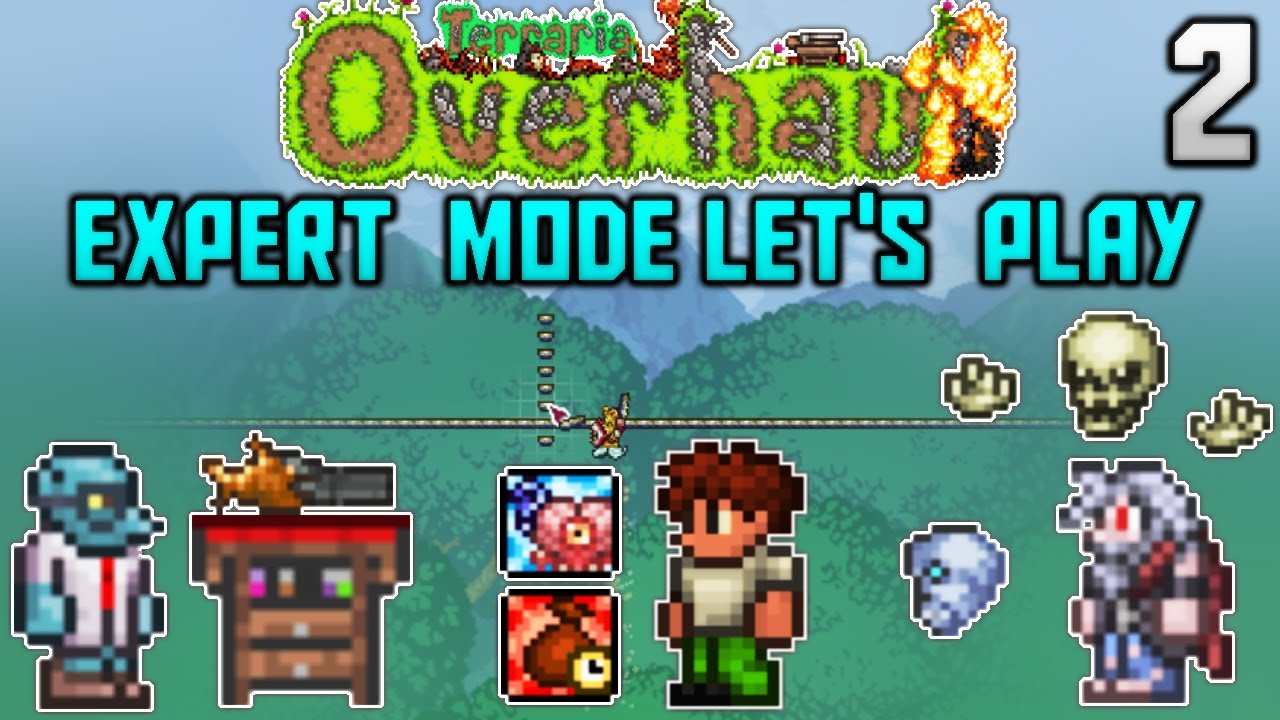 Cursed Dreams - Terraria Overhaul Mod Let's Play - Episode 2 - YouTube