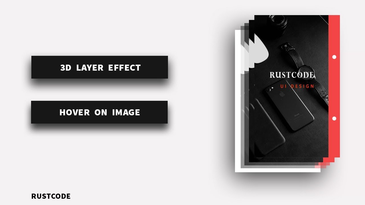 3d Layer Effect On Image Hover Using Html And Css Pure Css 3d Layer 1147