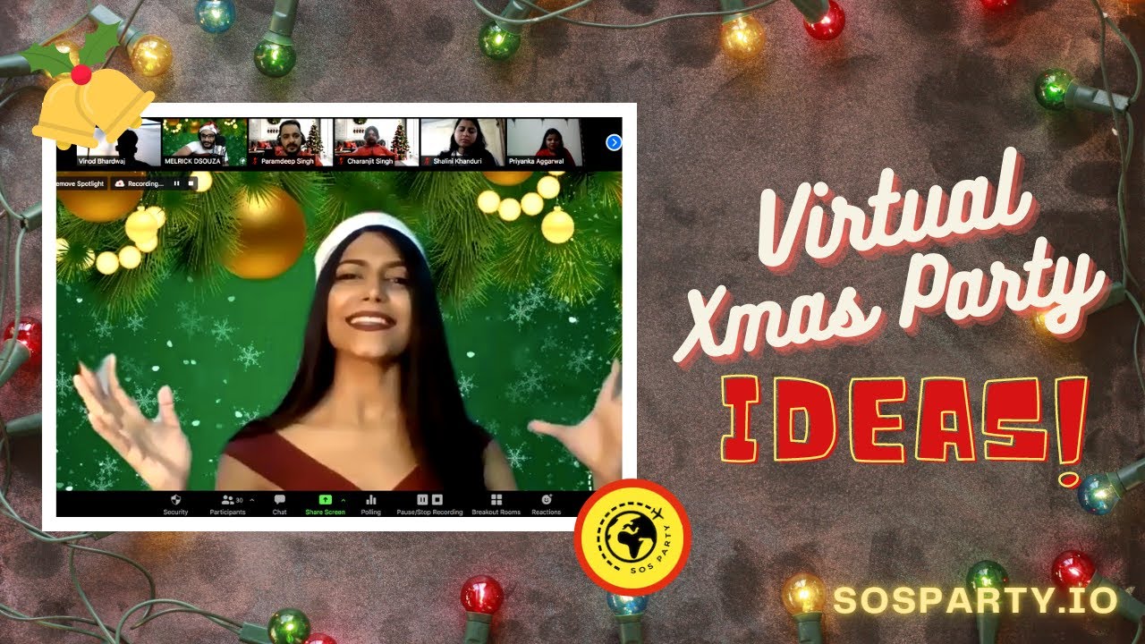 7 Ideas For Virtual Christmas office Party for Corporate | Online ...