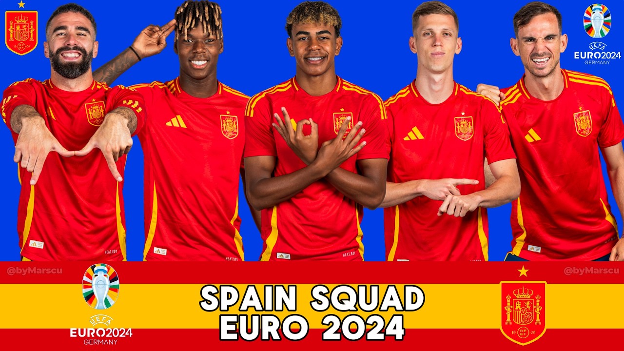 SPAIN Official Squad For UEFA EURO 2024 | Spain Squad | UEFA Euro 2024 ...