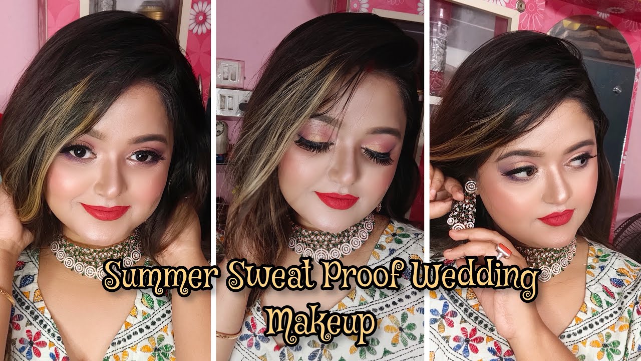 Summer Glowing Long Lasting Makeup Look || Water Proof Makeup Look ...