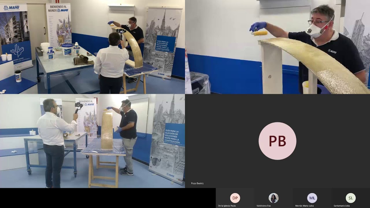 🔵Presencia Virtual de Mapei a Pie de Obra. Ejemplo Arranque de obra FRP ...