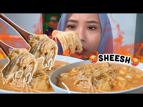 SEBLAK NYEMEK TOPPING SEAFOOD & JAMUR ENOKI 😍🔥 || MUKBANG ASMR - YouTube