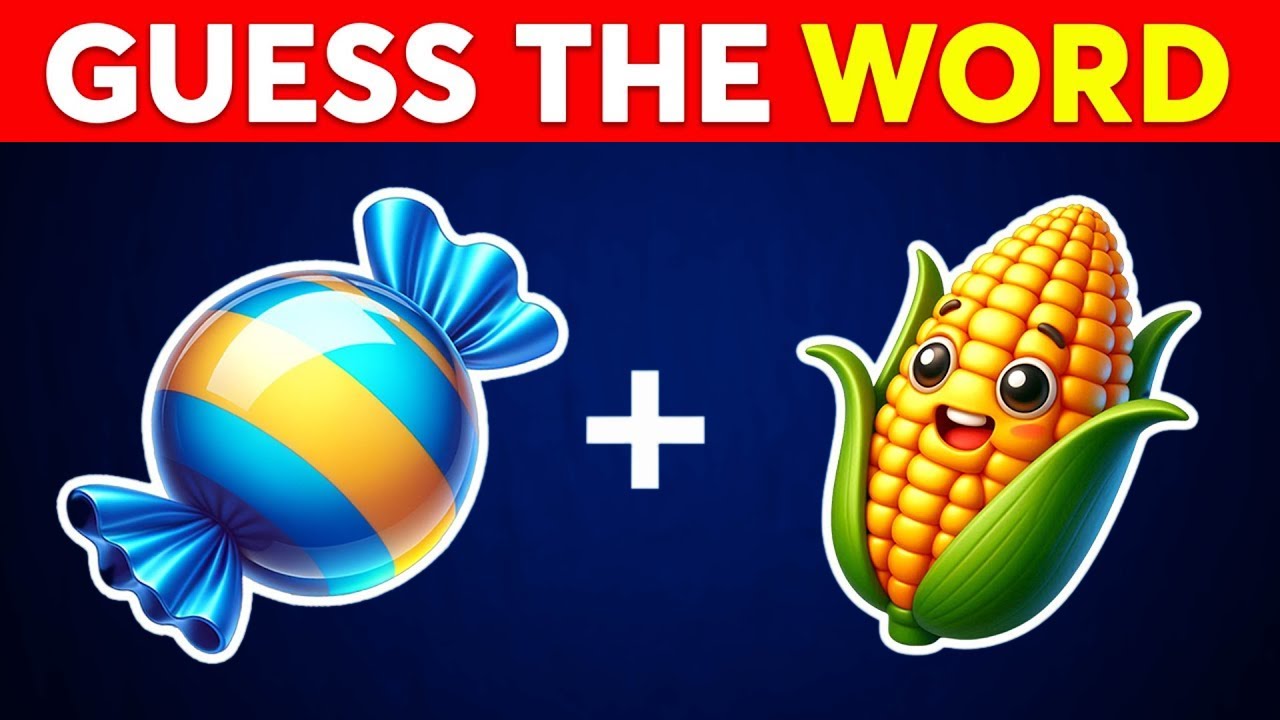 Guess the WORD by Emojis - Popular Candy and Sweets Edition 🍬🍦🧁 Quiz ...