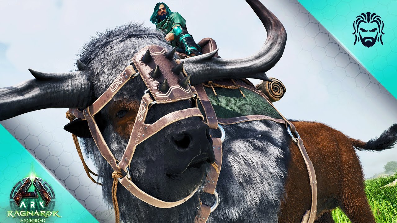 My Frustrating First Time Taming a Bison... | ARK: Ragnarok [E4] - YouTube