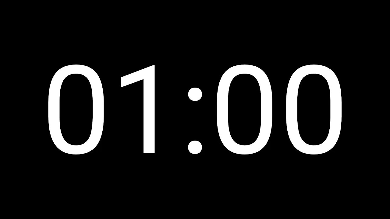YouTube 1 Second - 1 Minute (Seconds that can divide 6) Timer on ...