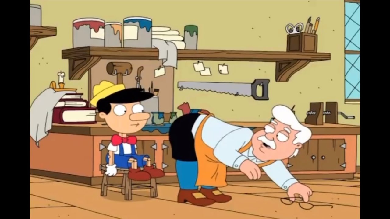 Family Guy - Pinocchio and Geppetto (Dirty Joke) - YouTube