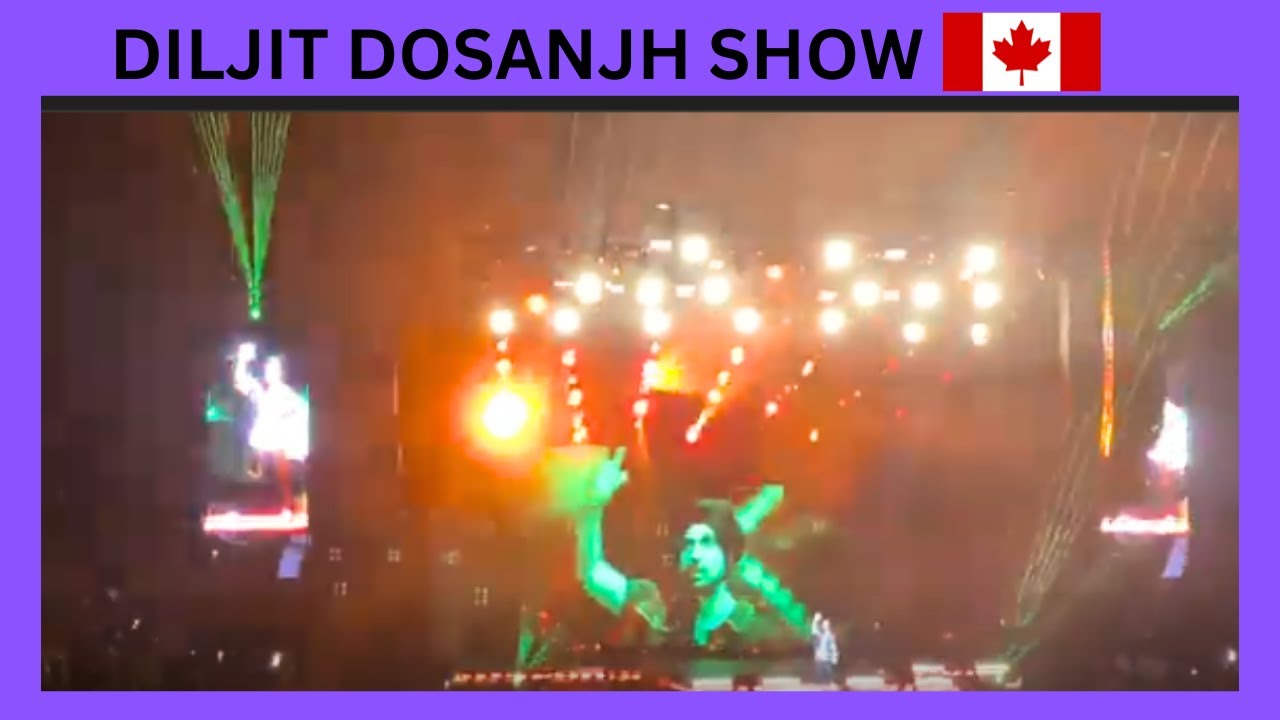 Diljit Dosanjh Concert 🇨🇦I Scotiabank Arena Toronto I INDER CANADA ...