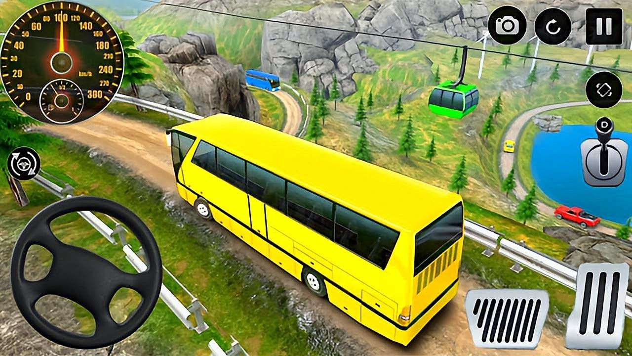 Off-road Bus Driving Simulator - Uphill Offroad Bus Driving 3D ...