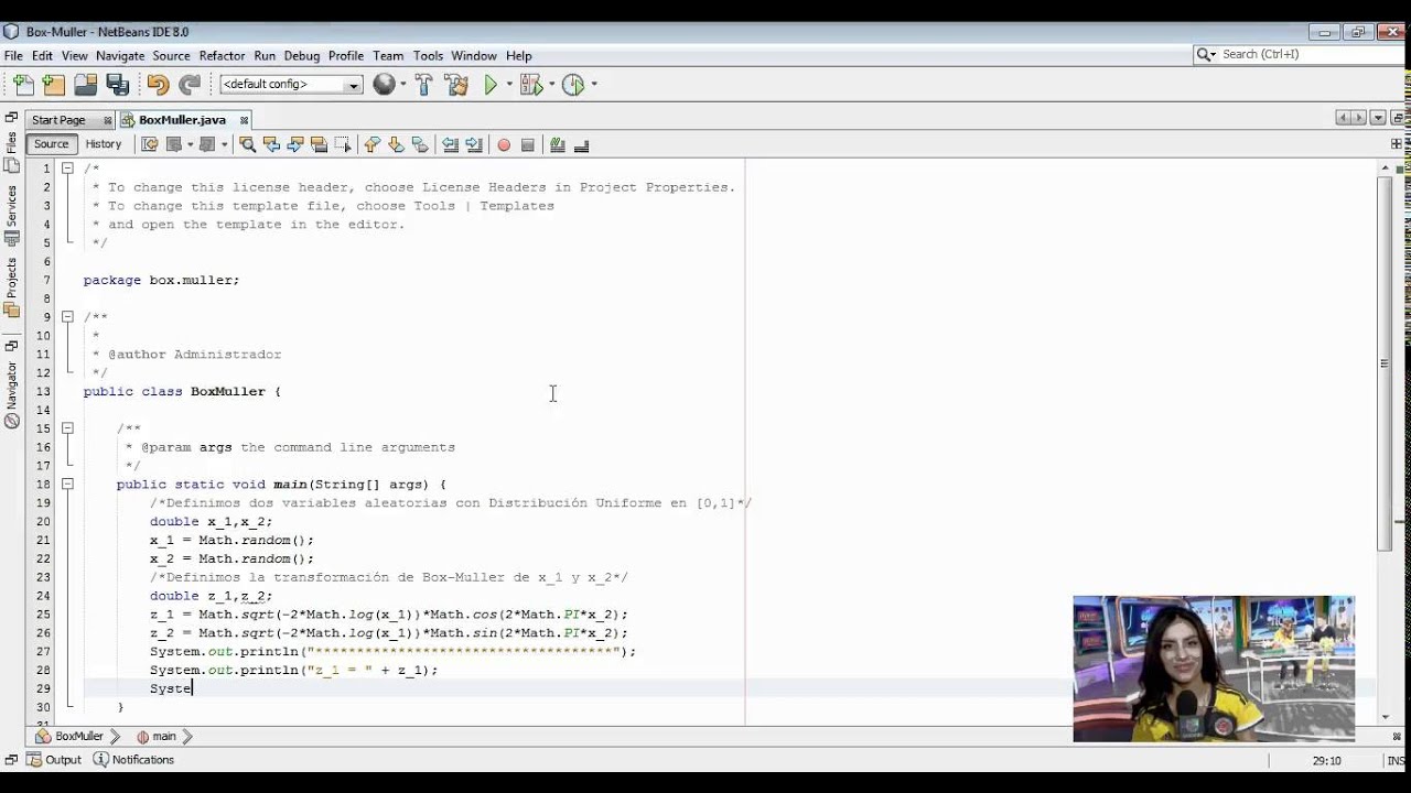 Método de Box - Muller implementado en Java - YouTube