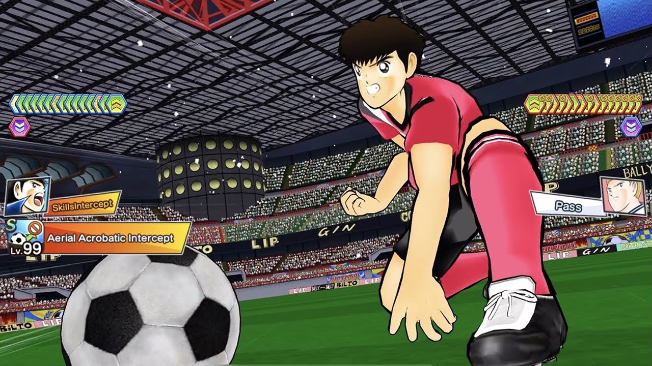 Captain Tsubasa: Dream Team - Aerial Acrobatic Intercept - YouTube