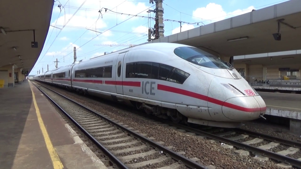 DB ICE 3 4685 departing Bruxelles-Nord - YouTube
