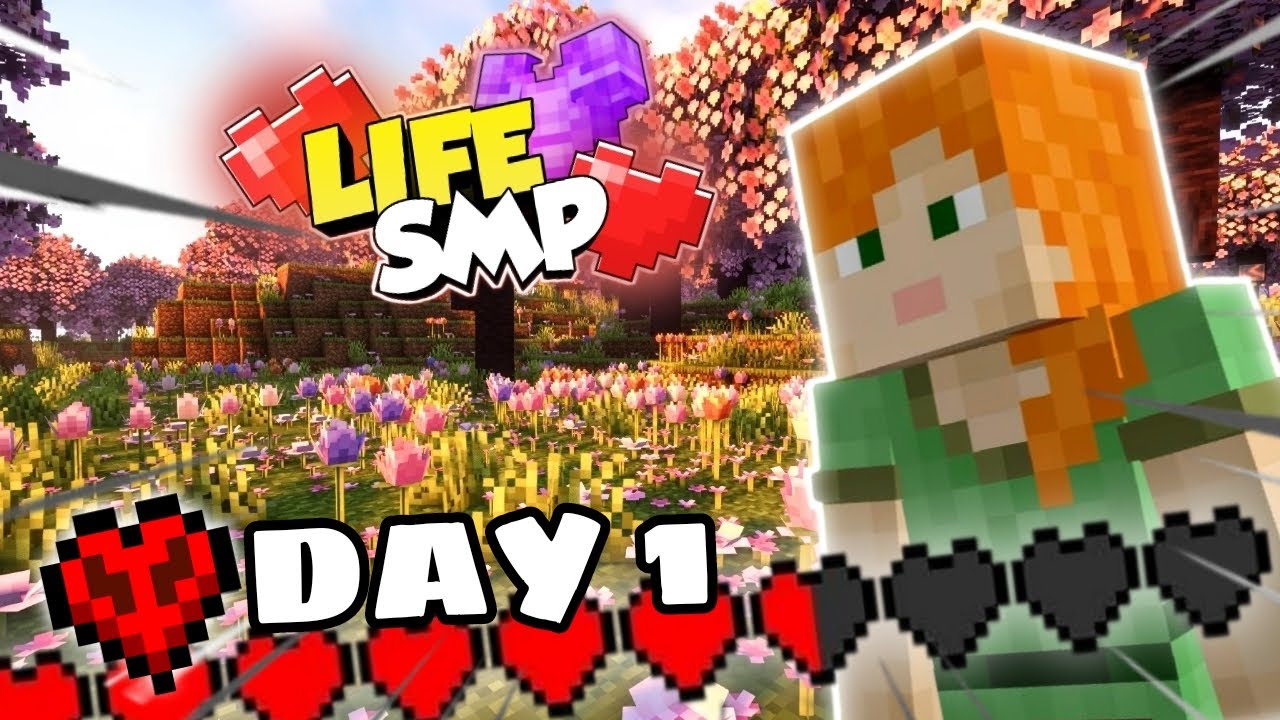 OUR GRAND JOURNEY BEGINS LifeSMP DAY 1 #pixeledrony #LifeSMP - YouTube