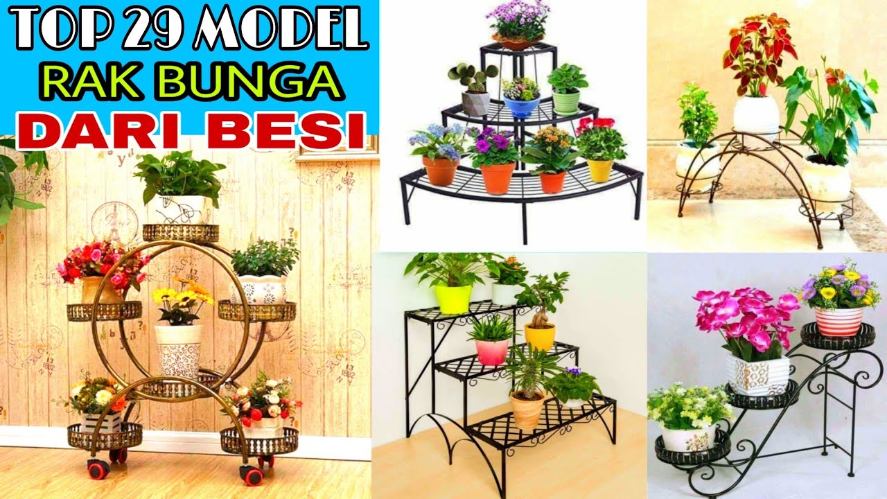 TOP 29 Model Rak Bunga Dari Besi Terending - YouTube