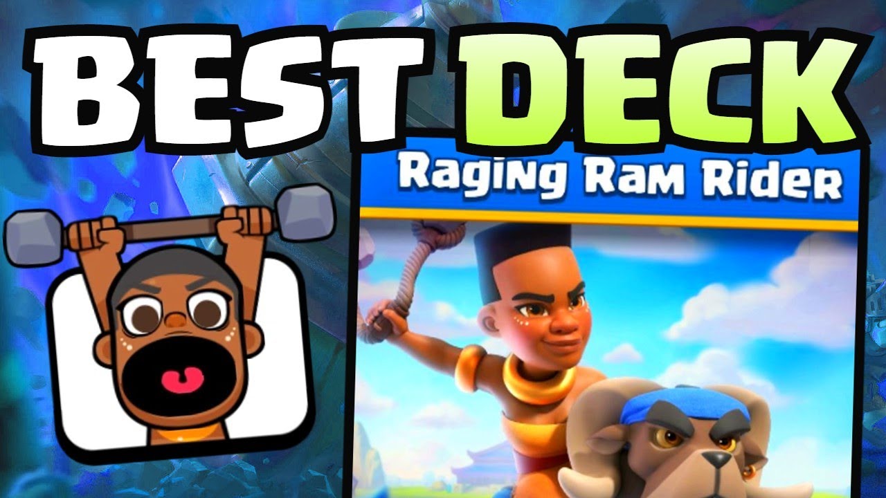 BEST DECK TO BEAT RAGING RAM RIDER CHALLENGE IN CLASH ROYALE! - YouTube