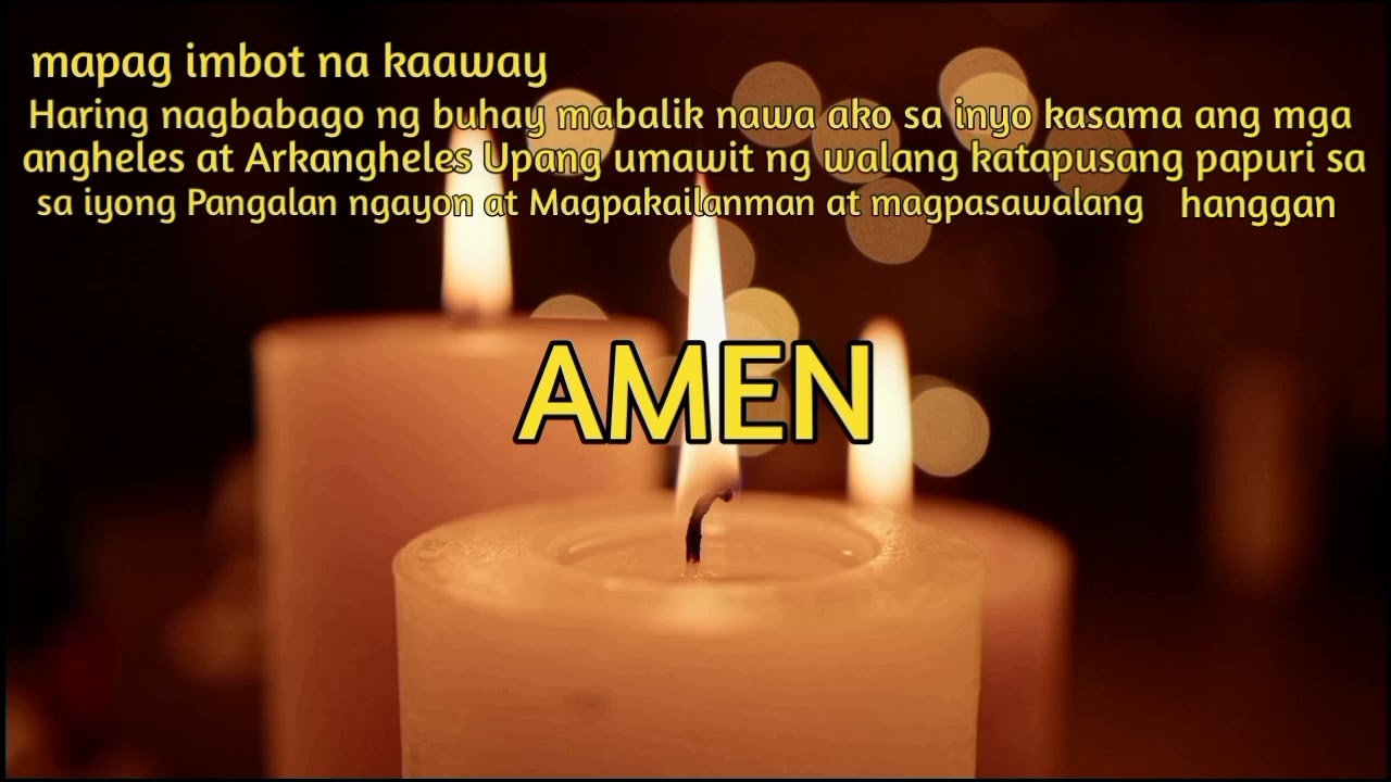 Anima Christi Tagalog at Latin - YouTube