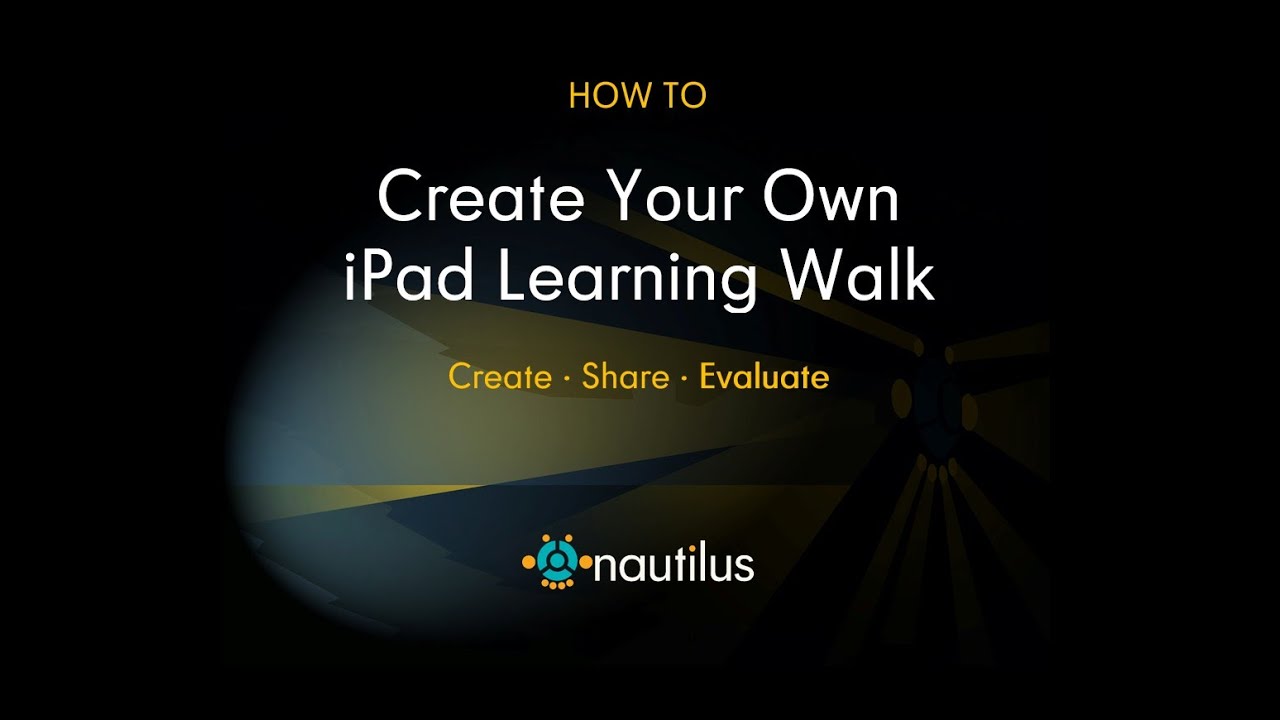 'How-To' Create Your Own iPad Learning Walk - YouTube