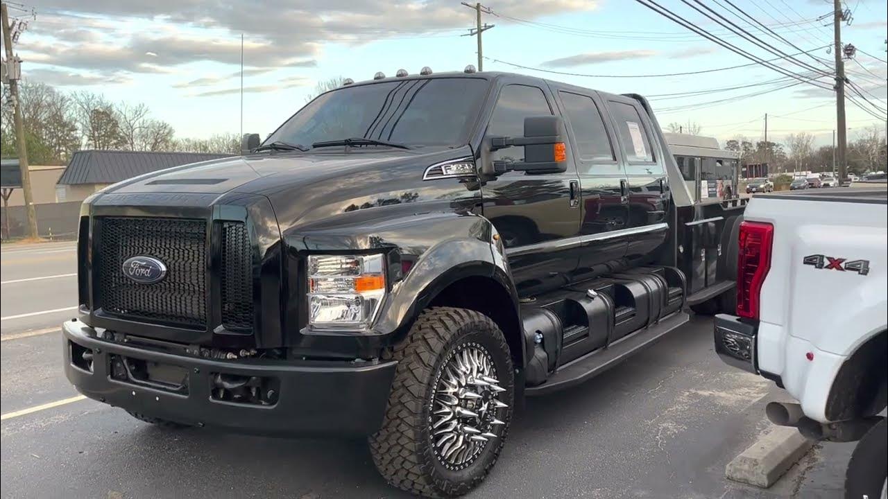 2021 Ford F650 Superduty Six Door King Ranch Custom Hauler Truck - YouTube