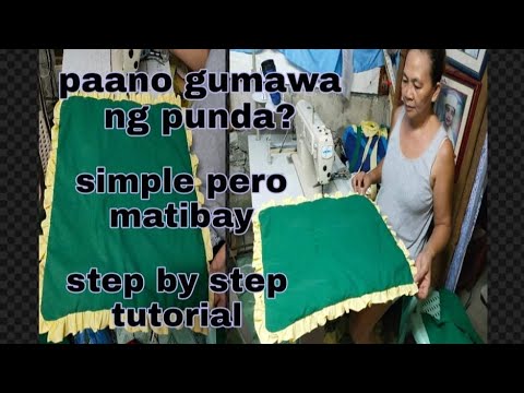 step by step tutorial Kung paano gumawa ng punda - YouTube