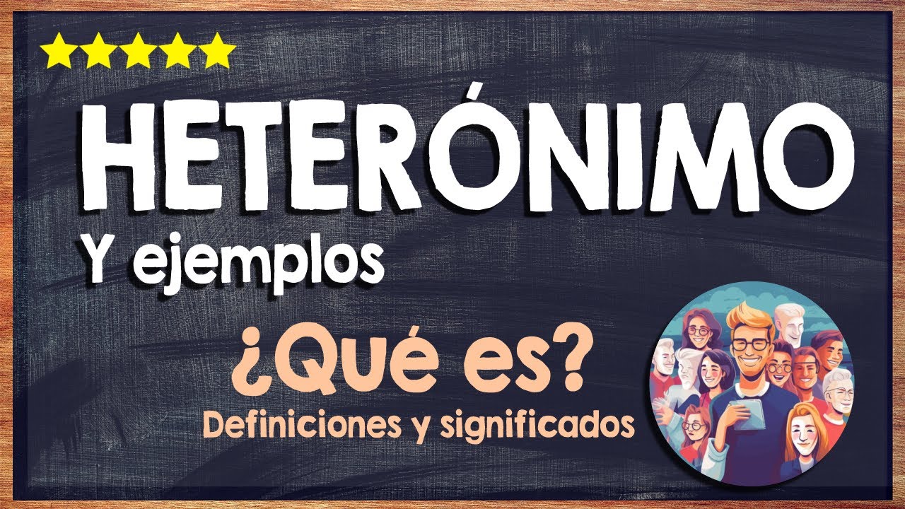 🙏 ¿Qué es un heterónimo? - Aprende con ejemplos el sentido de ...