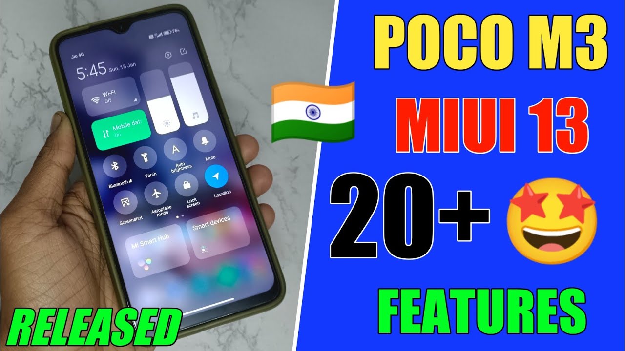 Poco M3 MIUI 13 🇮🇳 Stable Update Released Features | Poco M3 MIUI 13.0 ...