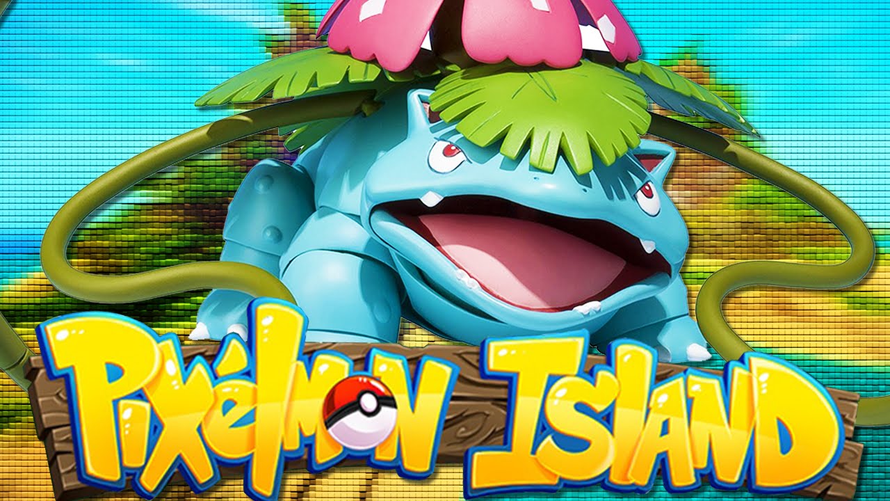 PIXELMON ISLAND SMP - Episode 7: ALL THREE GEN 1 STARTERS! (Pokemon Mod ...