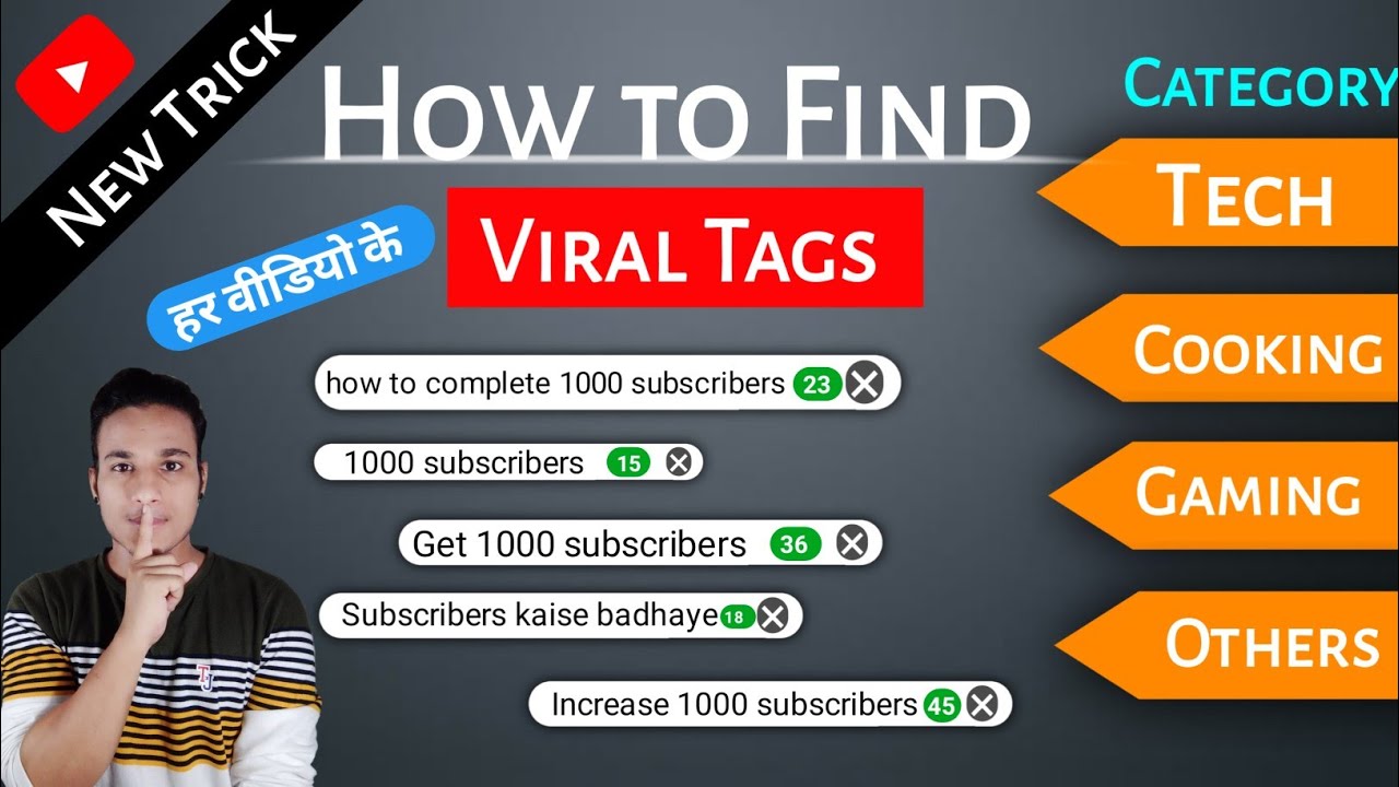 how to find viral tags new trick (2020) | Viral tags kaise pata kare ...