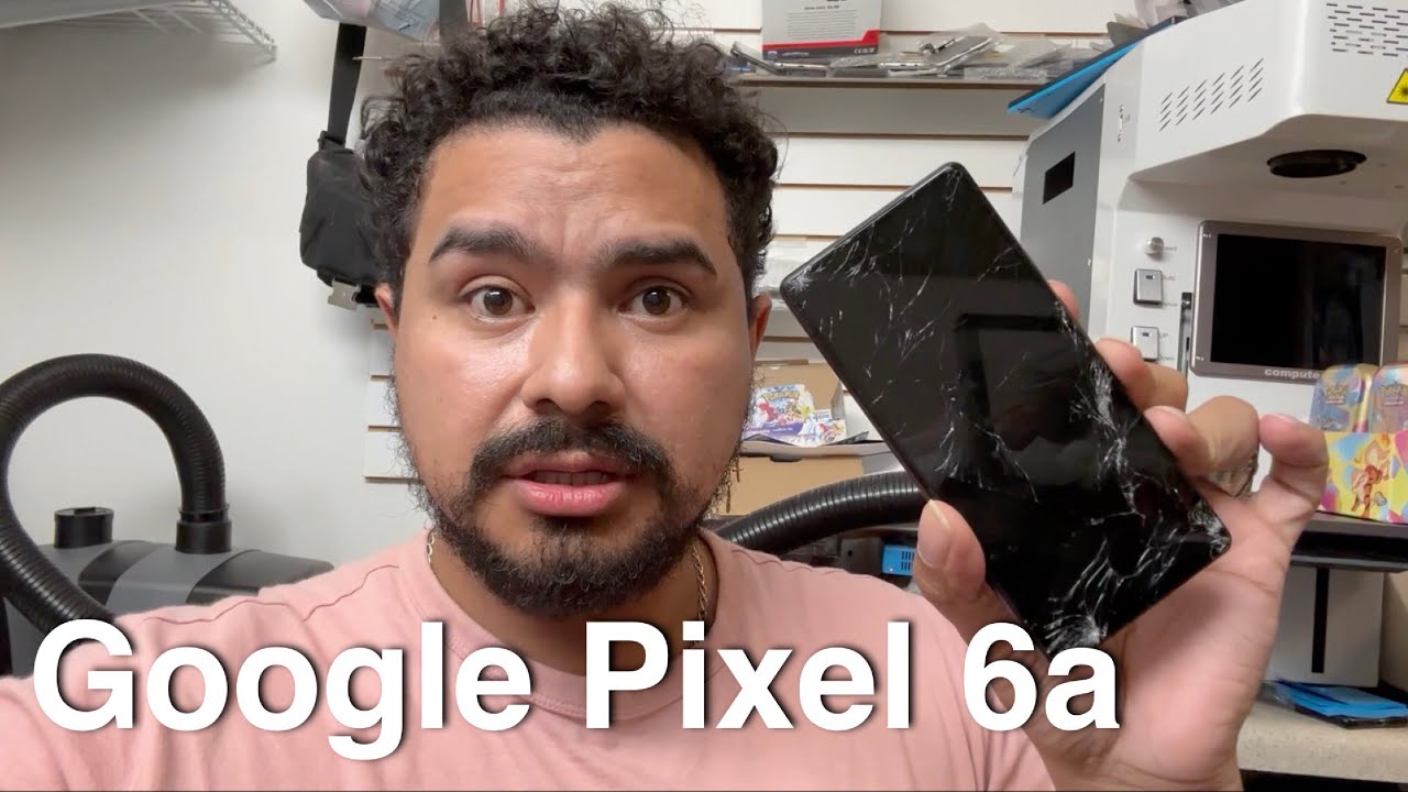 Google Pixel 6a Broken Screen Glass Repair - YouTube
