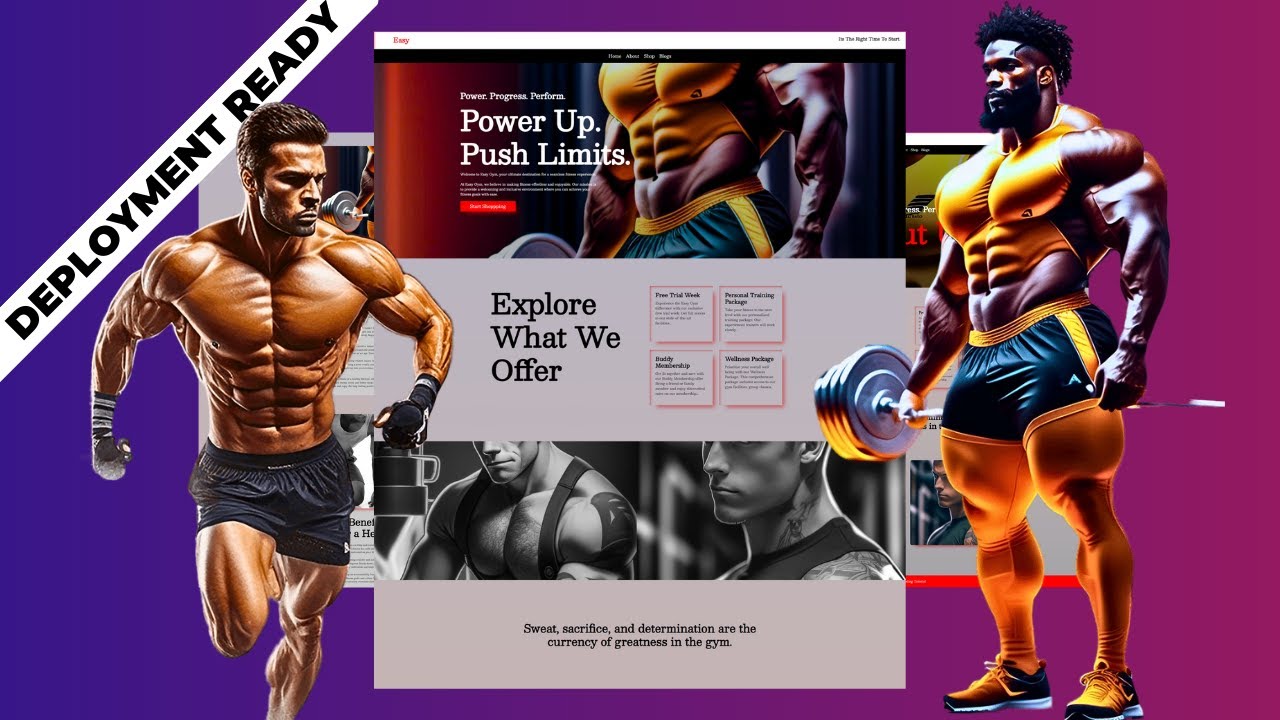 Building Your Ultimate Gym Website Using React Js Complete React Course With Project Youtube
