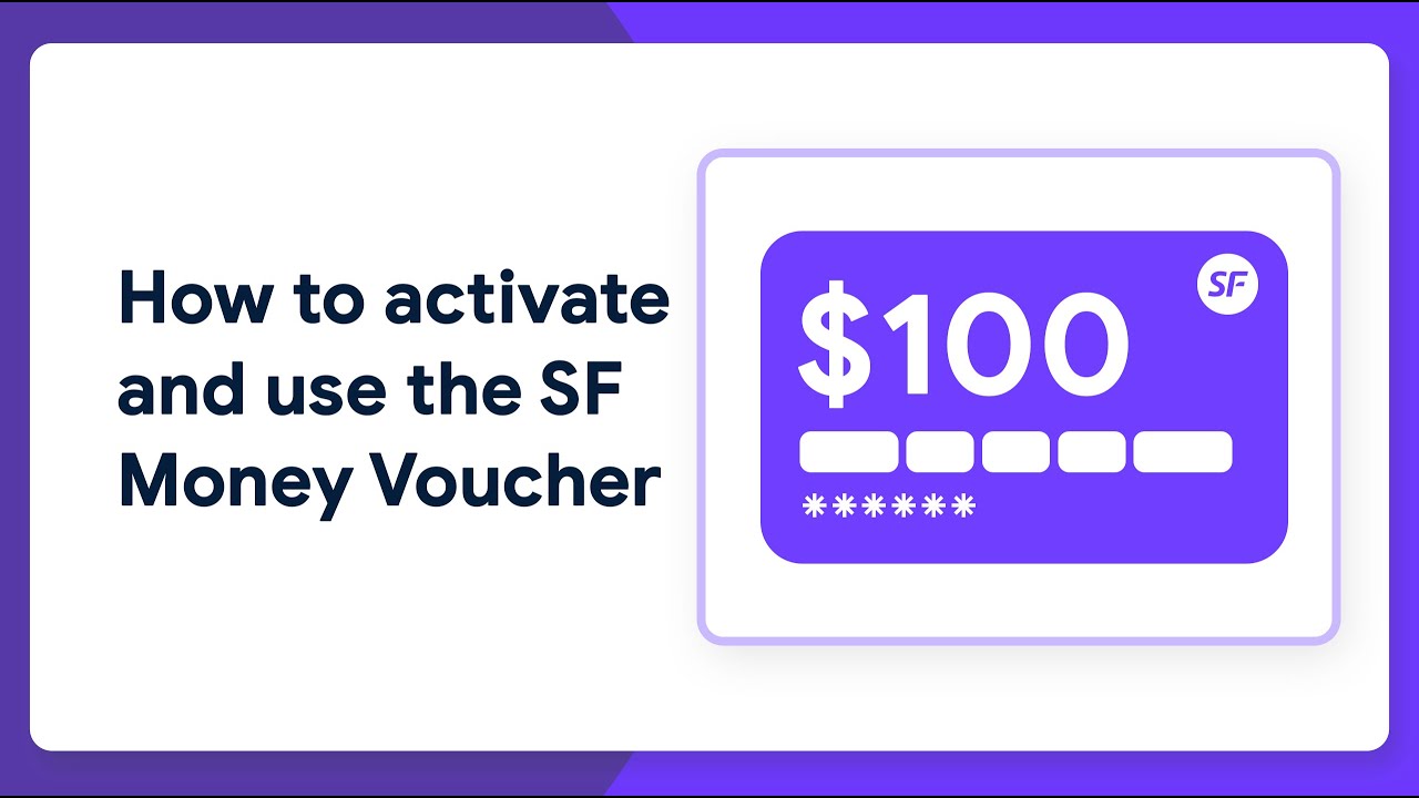 How to activate and use the SF Money voucher - YouTube