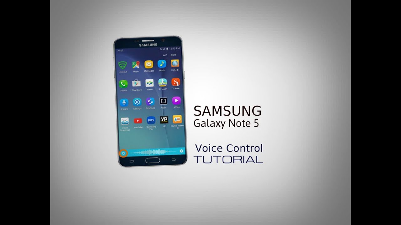 Samsung Galaxy Note 5: Voice Control Tutorial - YouTube
