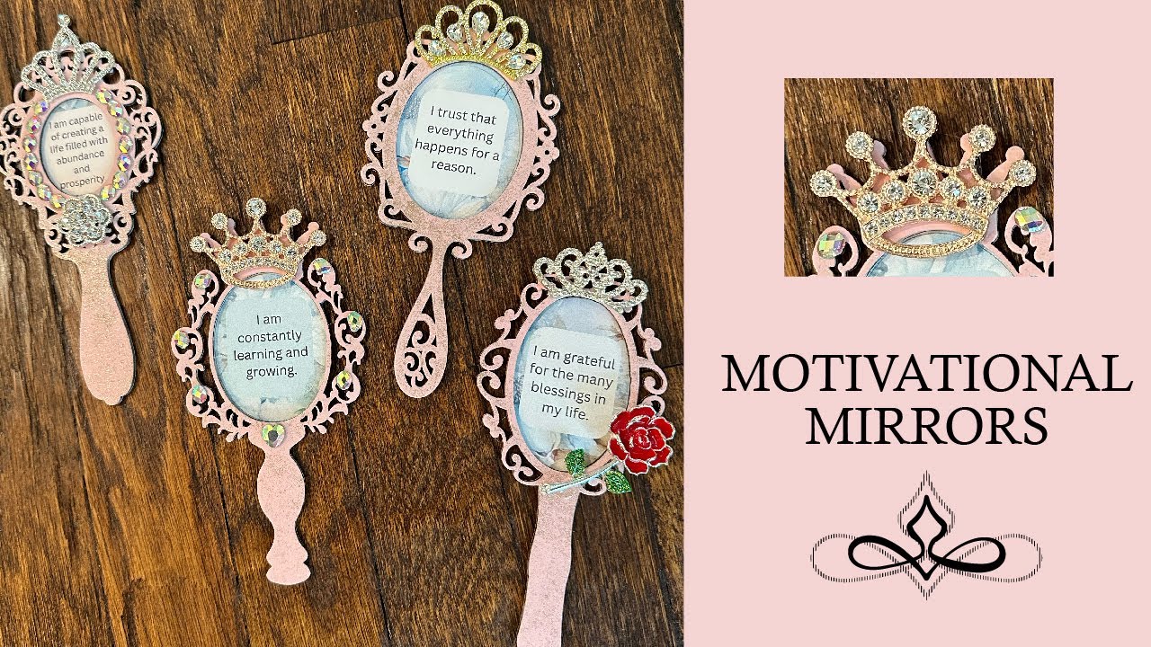 DIY Motivational Mirrors | Create beautiful mirrors with sweet ...