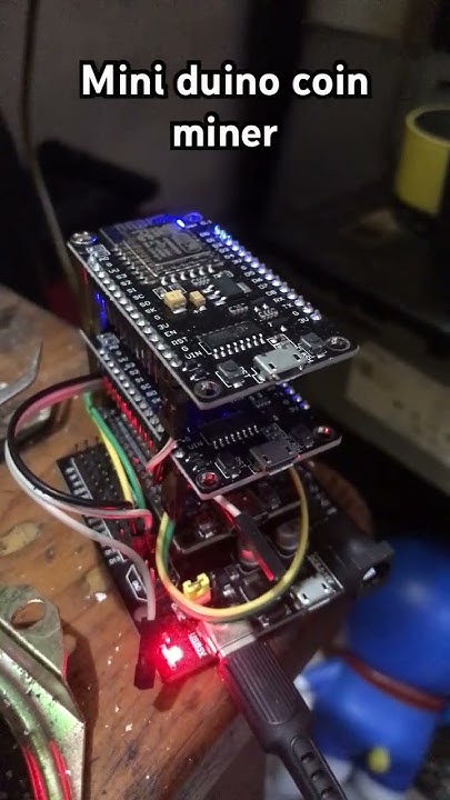 3 node duino coin miner #mining #cryptocurrency #crypto #duinocoin #miner #esp8266 #esp32 - YouTube