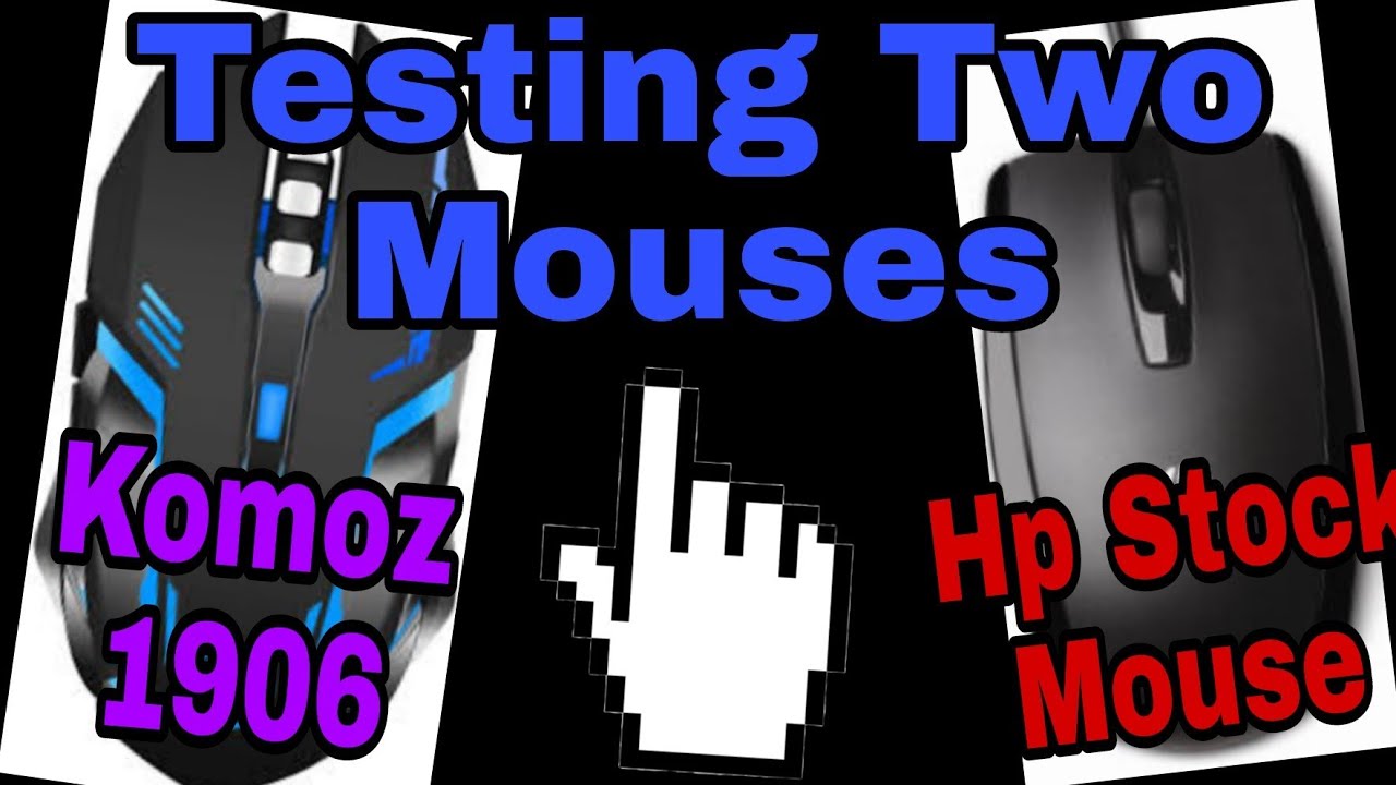 Komoz 1906 VS Hp Stock mouse - YouTube