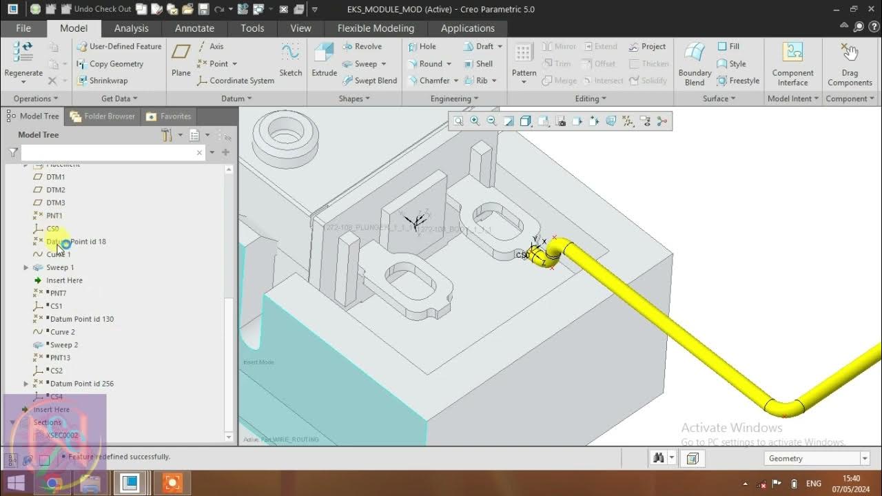 Creo In 2024: Easily Generate Points With Offset Coordinate System Trick! - YouTube