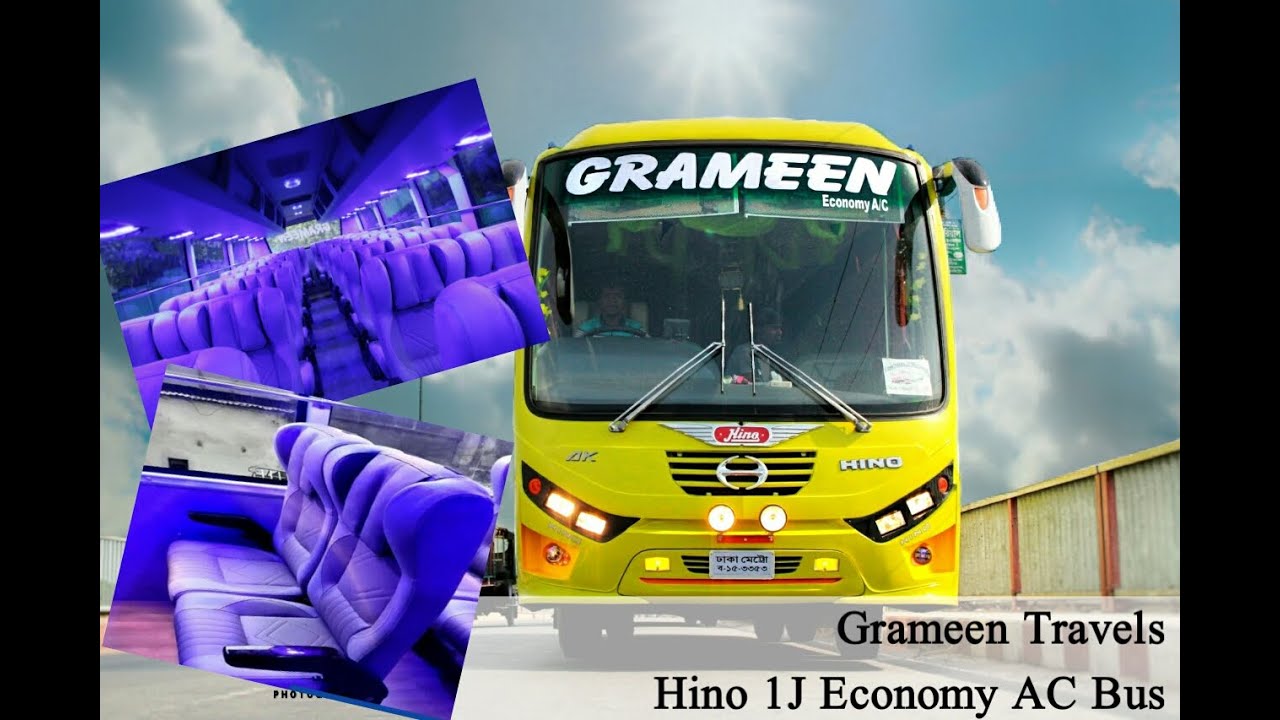 Grameen Travels - Brand New Hino 1J Economy AC (Interior & Exterior) HD ...